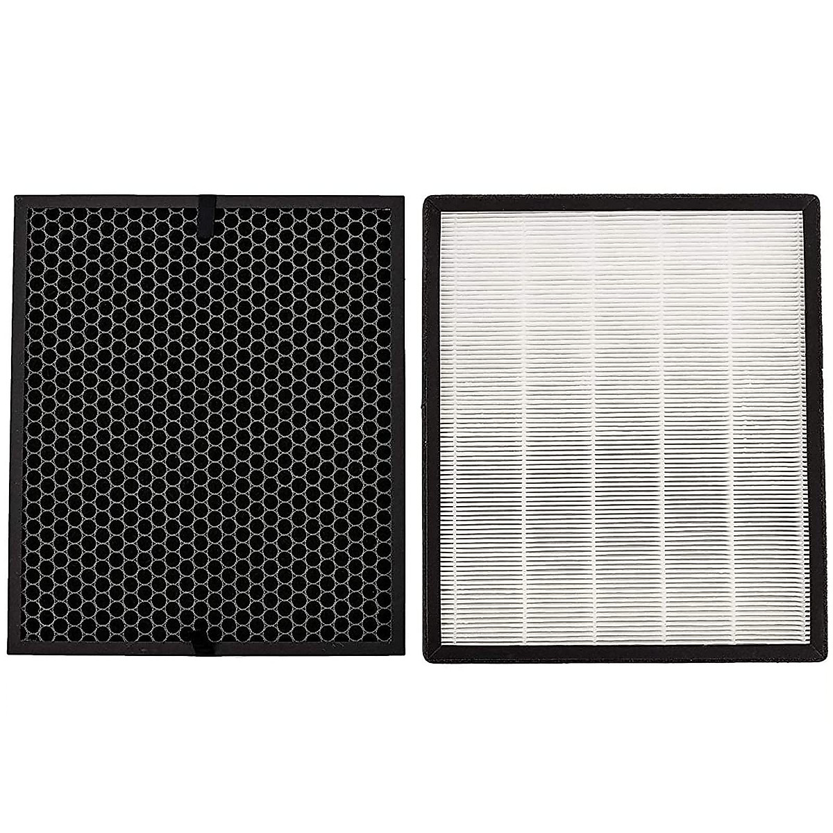 (2-Pack) True HEPA Air Cleaner Filter Replacement Set + Activated Carbon Pre-Filter Compatible with Levoit Air Cleaner LV-PUR131, LV-PUR131-RF by LifeSupplyUSA