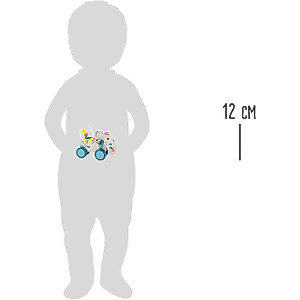 Small Foot Wooden Toys Push-Along Elephant with an Activity Loop & Beads Designed For Children 12+ Months