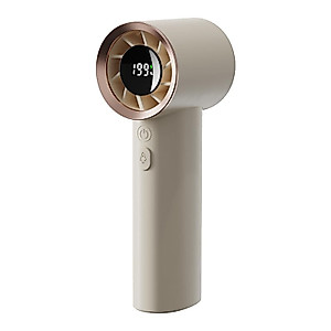 SOTHING Portable Handheld Turbo Fan 199 Speeds, Adjustable Turbo Fan 3600mAh Battery Rechargeable Personal Fan with Digital Display, Summer Essentials for Teen Girls Camp Travel Outdoor