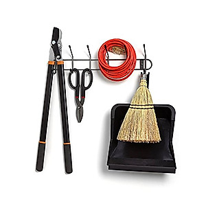 Spectrum Diversified Wall Mount 6 Hook Rack, Industrial Gray