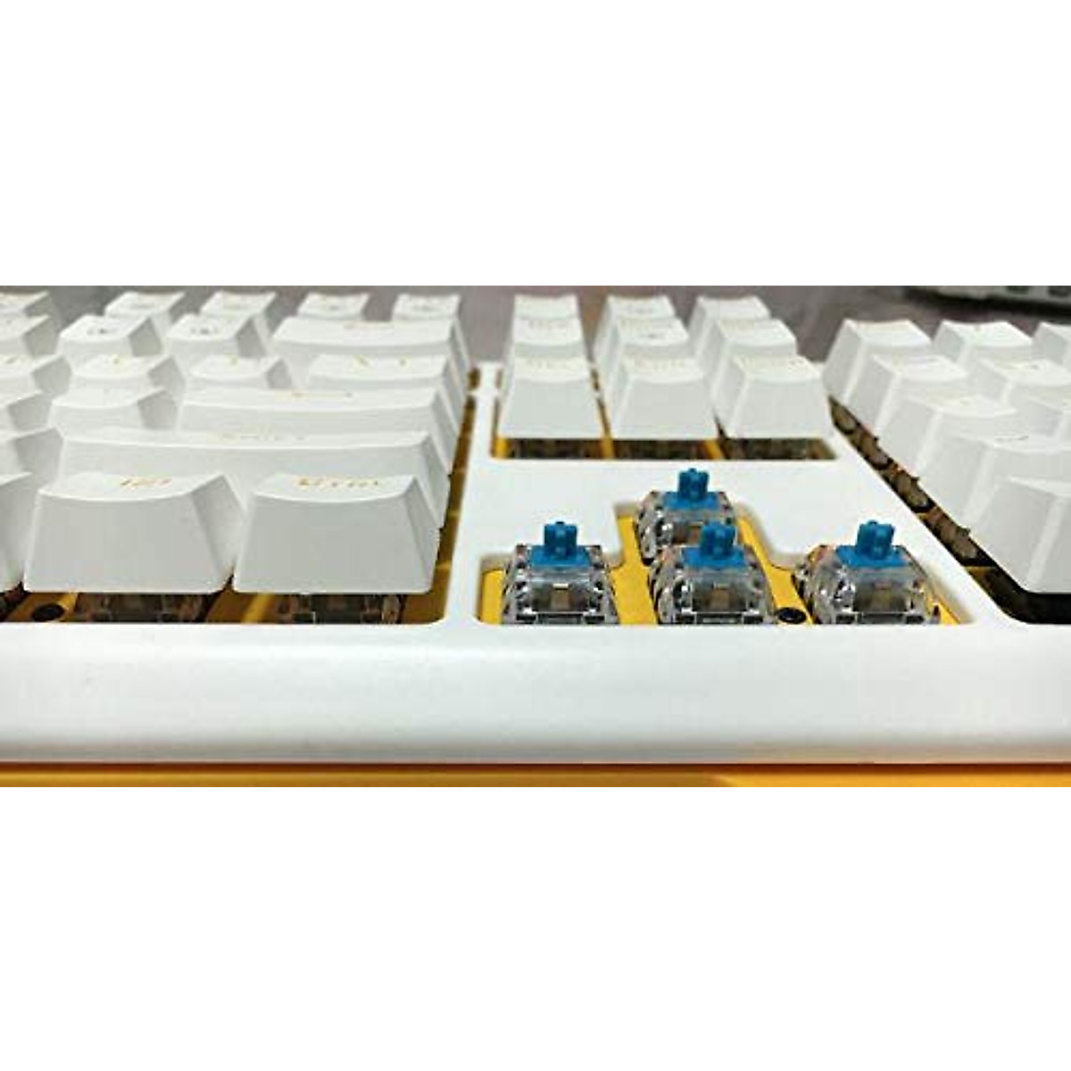 Kailh Switch of Mechanical Gaming Keyboard, 3-pin Key Switch-Gauteron and Cherry MX Equivalent Mechanical Gaming Keyboard DIY (Blue, 65 pcs)