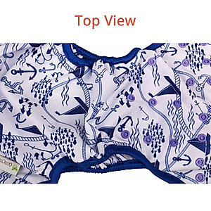 OsoCozy One Size Cloth Diaper Covers - Adjustable Snap Fit & Double Leg Gussets for Baby Boys & Girls from 8-35 Pounds. Use with Prefold, Flat or Fitted Cloth Diapers or Snap-in Inserts.