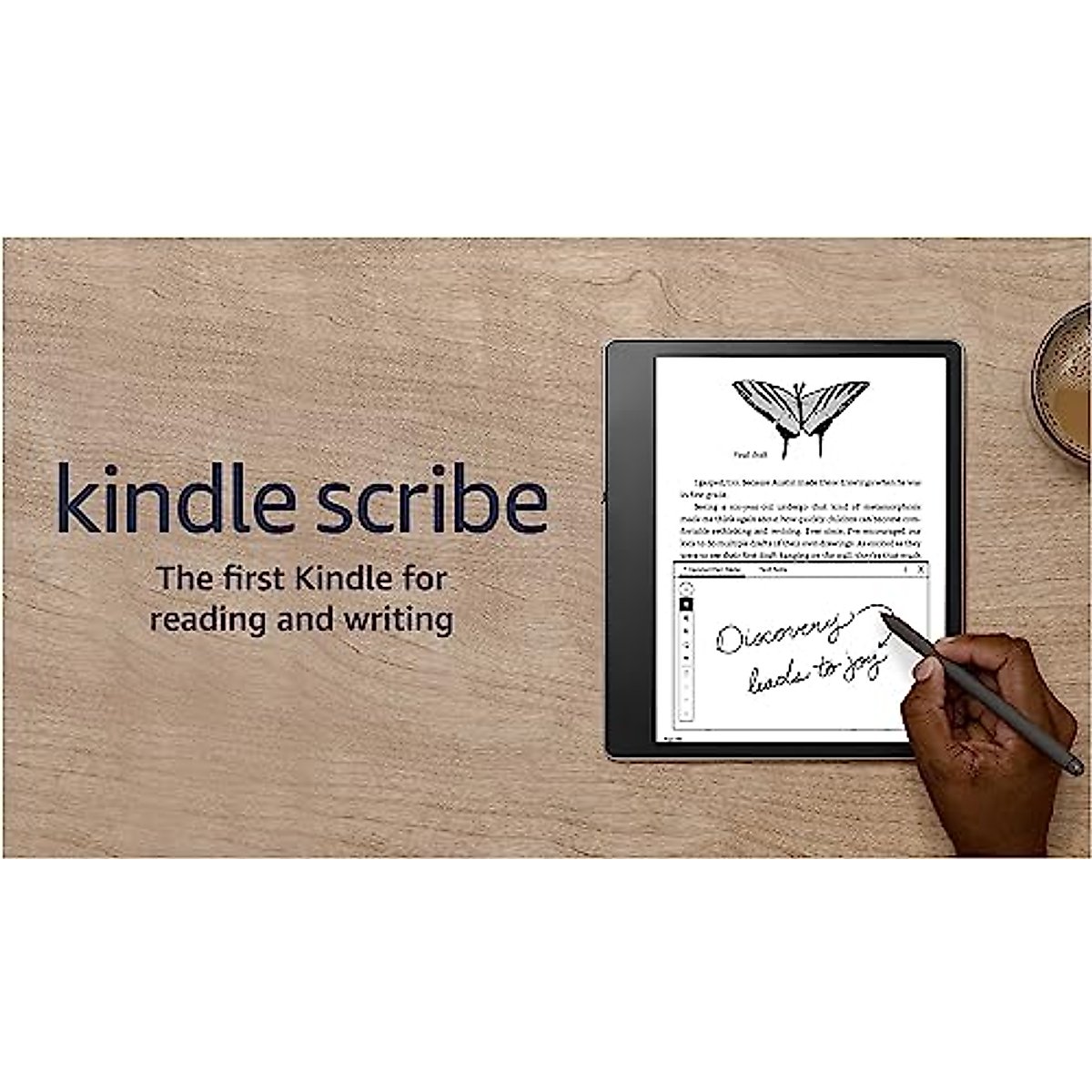 Kindle Scribe (32 GB) the first Kindle for reading, writing, journaling and sketching - with a 10.2” 300 ppi Paperwhite display, includes Premium Pen