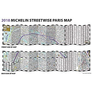 Streetwise Paris Map - Laminated City Center Street Map of Paris, France (Michelin Streetwise Maps)