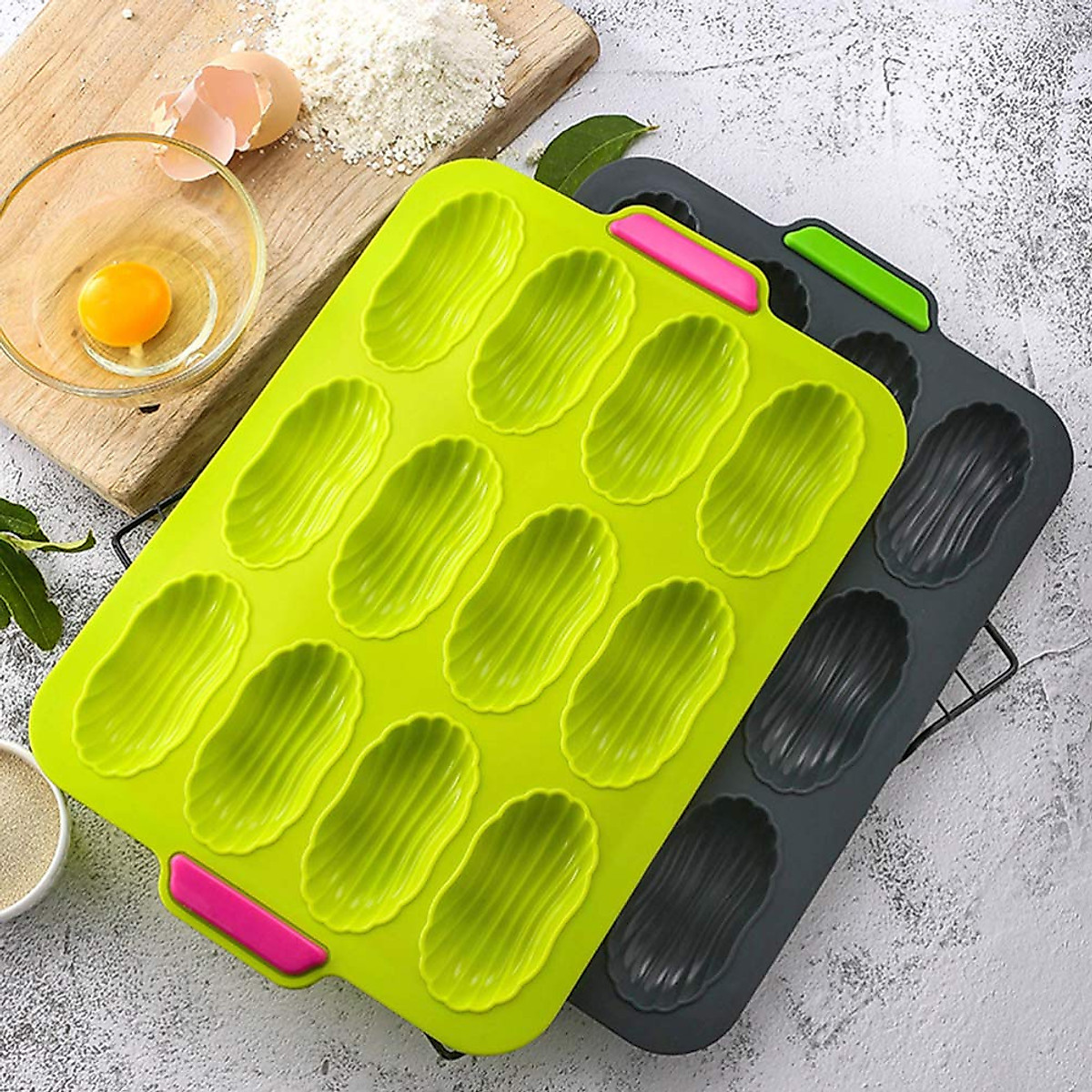 Silicone Bread Forms Non Stick Bakery Trays Eclair Pan Non Stick Mold Loaf Tin Bread Toast Mould Toast Brownie Mold Baking Tools Kitchen Dining Bar Supplies
