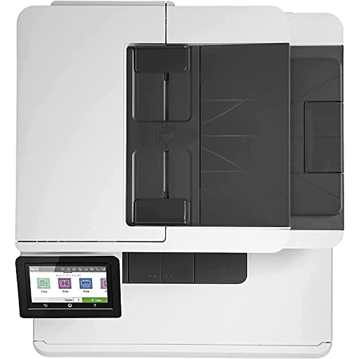 HP Color Laserjet Pro Multifunction M479fdw Wireless Laser Printer- Print Scan Copy Fax - 28 ppm, 600 x 600 dpi, 8.5 x 14, 50-Page ADF, Ethernet, Auto Duplex Printing, Cbmou Printer＿Cable