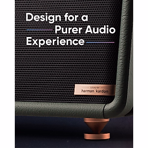 NOMVDIC X300 Smart Portable Projector,16W Harman Kardon Speakers, 1080P FHD Video Projector, 300 ANSI Outdoor Movie Projector, Wireless WiFi & BT, 110" Big Screen, Battery Built-in 6H Music/ 3H Video