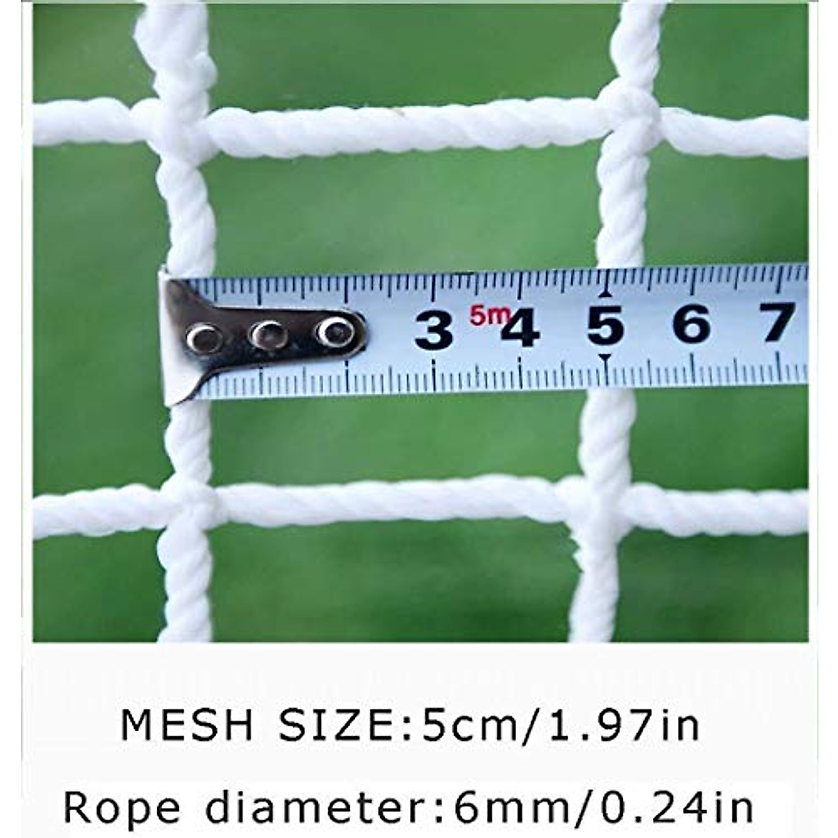 SJIAMJJ Hemp Rope Net Child Safety net Cargo Net, Cat Safety Net, Child and Baby Anti-Fall Net, Safe Railway Net, Car Net, Balcony, Stairs, Railing, Fence, Terrace 1x3m (Size : 45M(1316ft))
