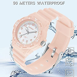 Women's Watch Sports Waterproof Watches Nurse Minimalist Simple Analog Watch Casual Ladies Watch Rose Gold Pink