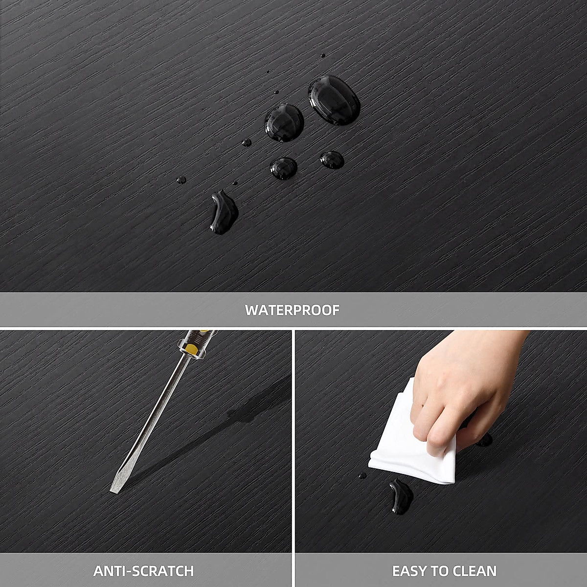 YITAHOME L-Shape Modern Computer Desk with Hutch Storage Bookshelf, 2-Tier Storage Shelves, 69 Inches Corner Writing Gaming Table Workstation for Home Office, Classic Black (FTOFOD-0010)