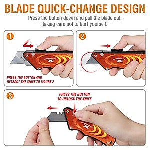 Olympia Tools Turboknife X Utility Knife 33-133, Yellow