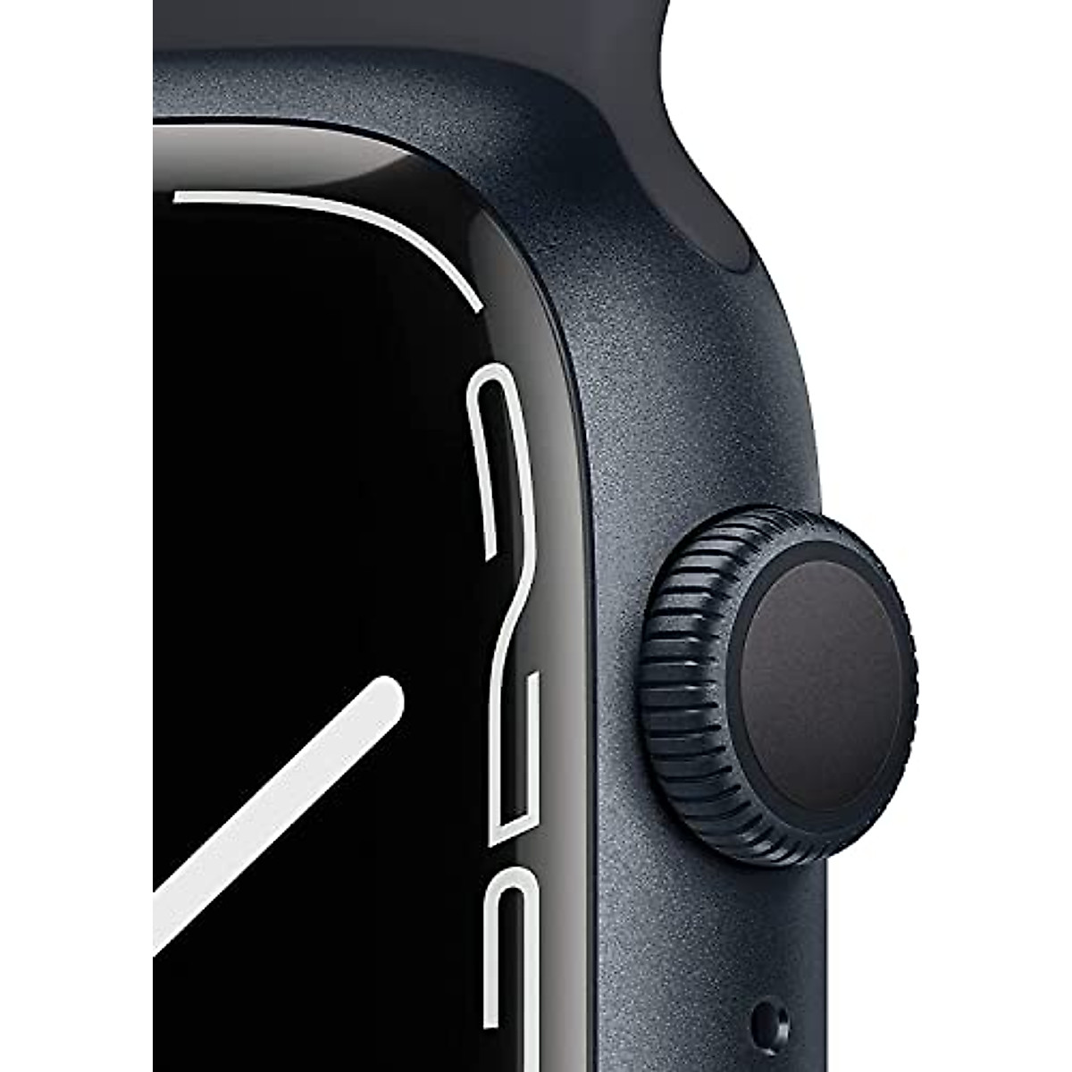 Apple Watch Series 7 (GPS, 45mm) Midnight Aluminum Case with Midnight Sport Band (Renewed)
