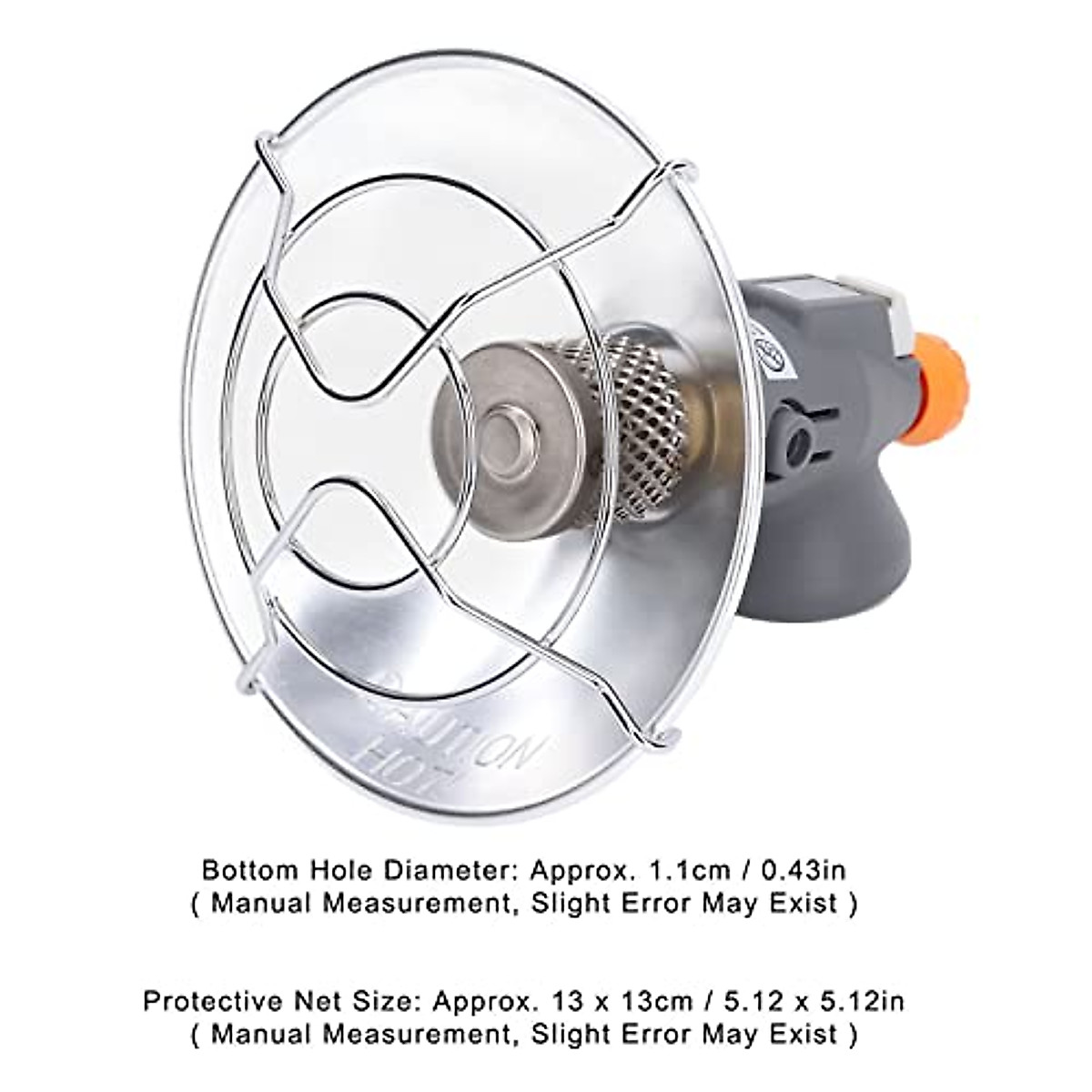 Pilipane Camping Tent Butane Gas Heater, Outdoor Patio Heater, Portable Outdoor Heater Strong Heat Power Prevent Burns Fire Adjustable Auxiliary Igniter Butan