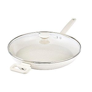 Granitestone 14 Inch Non Stick Frying Pans with Lid, Large Frying Pans Nonstick with Lid, Non Toxic Family Sized Nonstick Skillet, Multipurpose Nonstick Frying Pan, Oven Safe Skillet, Dishwasher Safe…