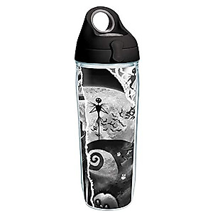 Tervis Disney - Nightmare Before Christmas Made in USA Double Walled Insulated Tumbler Travel Cup Keeps Drinks Cold & Hot, 24oz Water Bottle, Classic