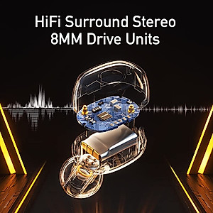 KENKUO Wireless Earbuds for Small Ear Canals, only 3g Light Weight, IPX6 Waterproof Bluetooth Ear Buds, Fast Charging Case, Wireless Earphones Compatible with Apple & Android, Purple