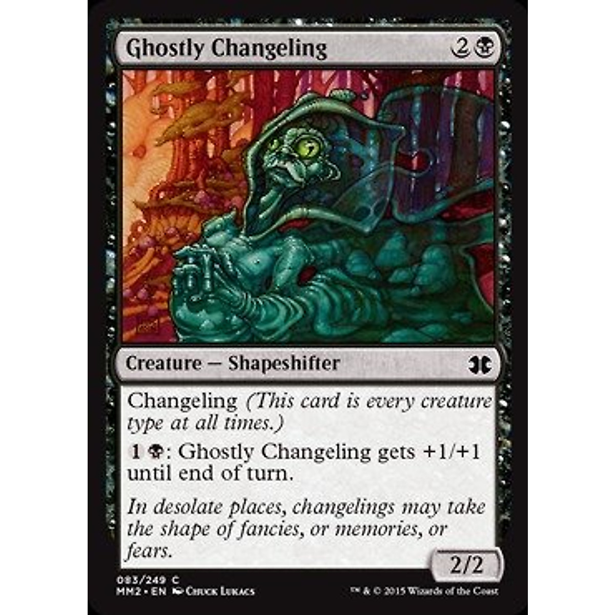 Magic The Gathering - Ghostly Changeling (83/249) - Modern Masters 2015 - Foil