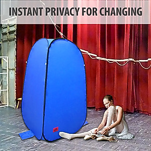 MYDEAL PRODUCTS Pop-Up Room in a Bag Instant Portable Changing Room with Steel Frame Weather-Resistant Material for Photo Studios On-Set Video Shoots Models! Includes Tie-Down Kit and Cleaning Cloth