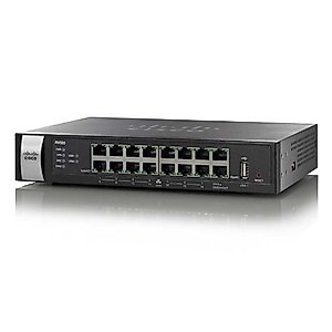RV325 Dual Gigabit WAN VPN Router, Dual USB Ports for Storage and 3G/4G Modem failover (Renewed)