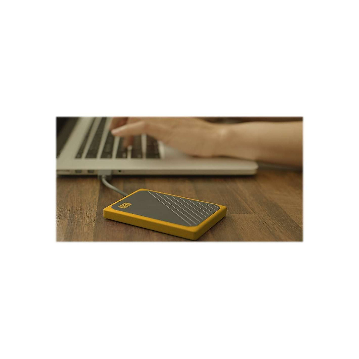 WD 1TB My Passport Go SSD Amber Portable External Storage, USB 3.0 - WDBMCG0010BYT-WESN