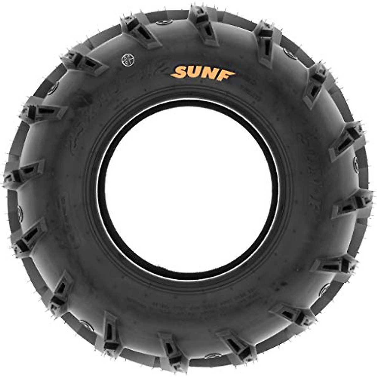 Pair of 2 SunF A050 AT 27x11-14 ATV UTV Deep Mud Terrain Tires, 6 PR, Tubeless