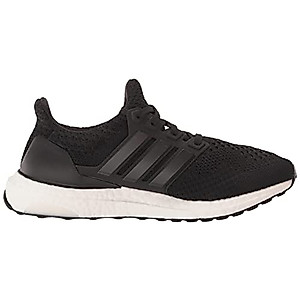 adidas Men's Ultraboost 5.0 Alphaskin Running Shoe, Black/Black/Beam Green, 9.5