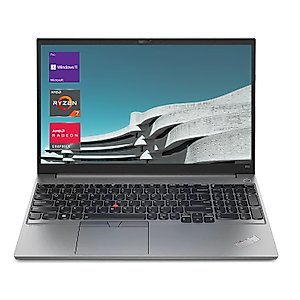 Lenovo ThinkPad E15 Gen 4 Business Laptop, 15.6" FHD Display, AMD Ryzen 7 5825U (Beat i7-1255U), 16GB RAM, 512GB SSD, Webcam, Wi-Fi 6, RJ45, HDMI, Windows 11 Pro, Metallic