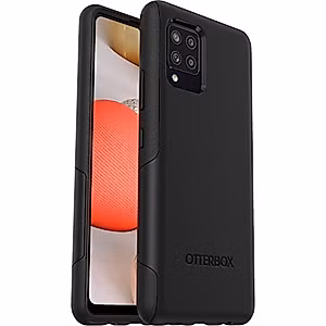OtterBox Samsung Galaxy A42 5G Commuter Series Lite Case - BLACK , slim & tough, pocket-friendly, with open access to ports and speakers (no port covers),