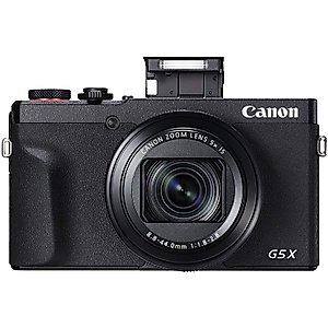 Canon PowerShot G5 X Mark II Digital Camera w/ 1 Inch Sensor, Wi-Fi & NFC Enabled, Black (International Model)