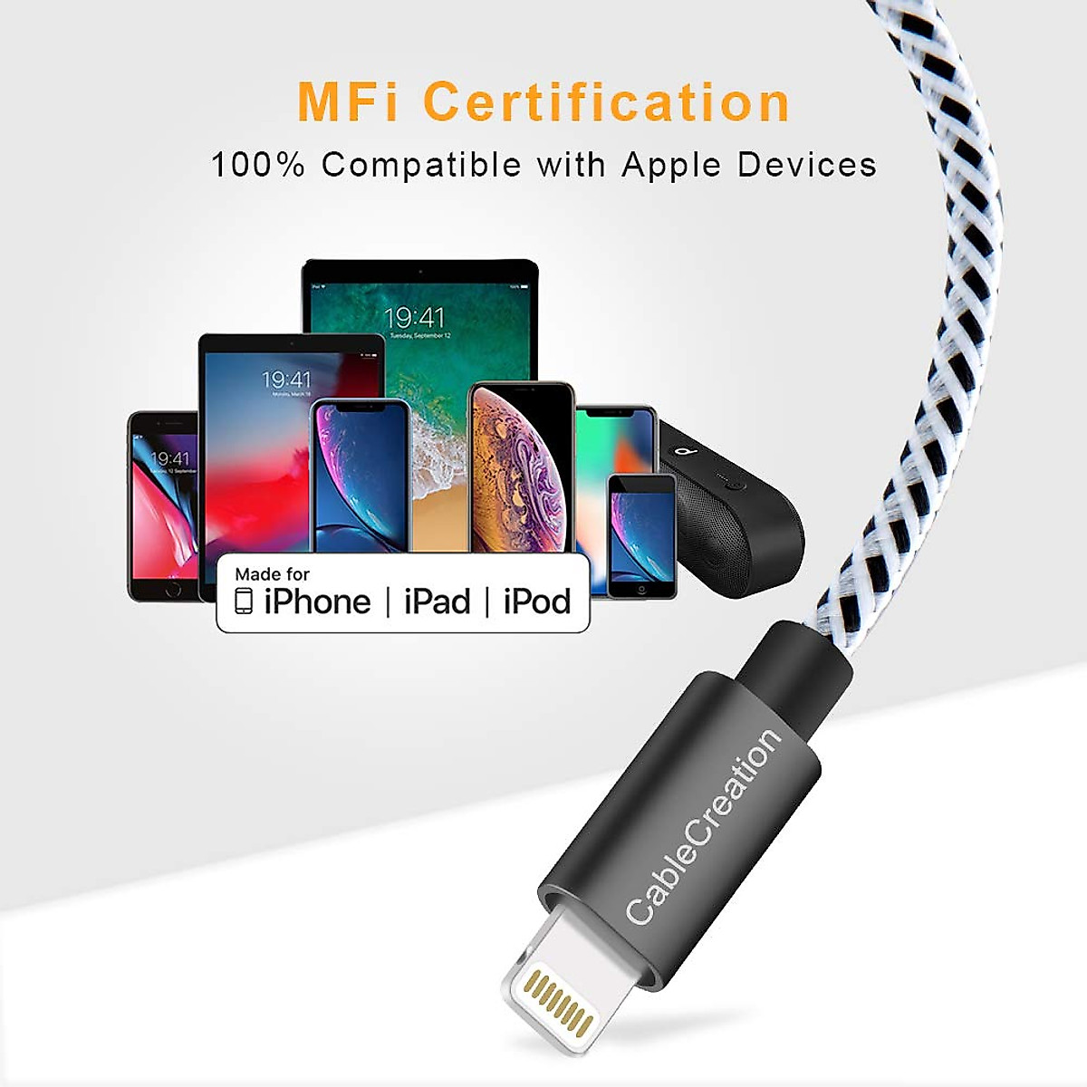 Bundle - 3 Items: 2 Pack 6 inch USB C Cable Short Fast Charging Cable + 1 Pack 0.5 Feet Short Lightning to USB Data Sync Cable