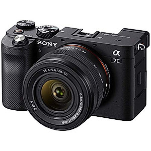 Sony Alpha a7C Mirrorless Digital Camera Bundle with FE 28–60 mm F4–5.6 Lens, Extra Battery, Gadget Bag, Card Reader, Professional Cleaning Kit, Blower & Microfiber Cloth | Compact Full-Frame Camera