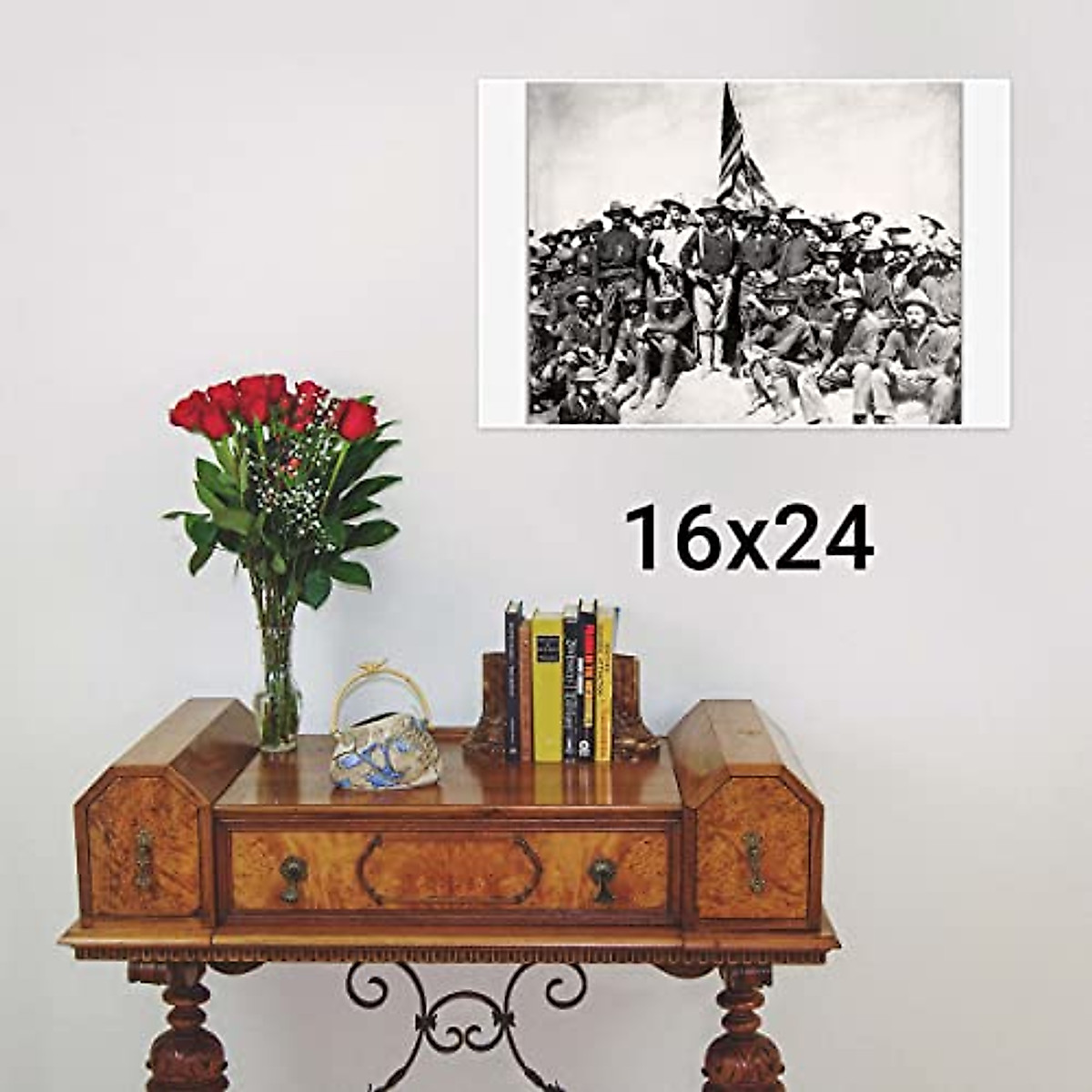 History Prints Teddy Roosevelt & the Rough Riders - Spanish-American War Poster - 16 x 24 inches