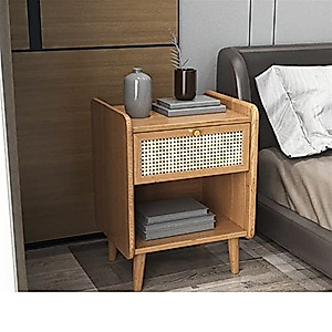 HIGOH Bedside Table Drawer Bedside Table for Bedroom, Living Room and Dining Table