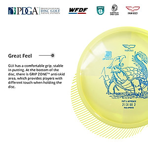 Yikun Disc Golf Putter Approach|Professional PDGA Approved Golf|Throwing Disk Golf Putter|170-175g| Stable Golf Discs Perfect for Outdoor Games and Competition