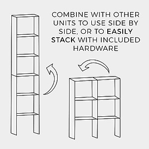 ClosetMaid 8953 Stackable 31-inch Vertical Organizer, White