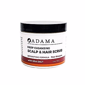 Zion Health Adama Deep Cleansing Scalp Hair Scrub, Pear Blossom, 4 Oz