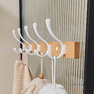 Wooden Bathroom Hardware Sets Towel Ring Rack Paper Holder Towel Bar Hook Shelf Bathroom Accessories White Kit,Towel Ring