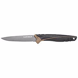 Gerber Gear 31-001159N Hunting Knife Gear Myth Field Dress, Hunting Knife Set, Brown