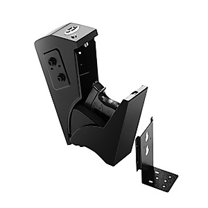 GOJOOASIS Gun Safe Quick Access Under Desk Pistol Security Handgun Storage Box with Keypad and 2 Backup Keys