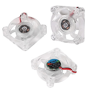 AEDIKO 6pcs 4010 Fan 3D Printer Fan DC 24V Mini Brushless Cooling Fan 40x40x10mm Hydraulic Bearing Fan RGB LED with 2 Pin Terminal for 3D Printer, DVR, PC,CPU