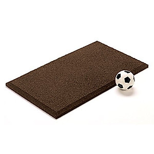 IncStores 2 1/4 Inch Thick Outdoor Playground Mat | Extra Thick Rubber Mat for Grip and Safety Around Backyard Swings, Slides, and Jungle Gyms | 32" x 54", Earth