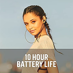 House of Marley Uplift 2 Wireless: Wireless Earphones with Microphone, Bluetooth Connectivity, 10 Hours of Playtime, and Sustainable Materials (Signature Black)