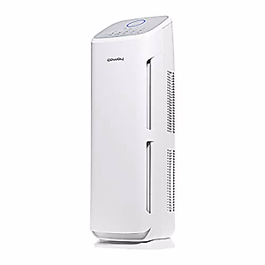 Coway Tower True HEPA air purifier with Air Quality Monitoring, Auto Mode, Timer, Filter Indicator, White (AP-1216L)