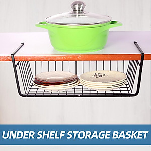 SOLUSTRE Fridge Drawer 2pcs Storage Rack Partition Wrought Iron Storage Basket Cupboard Shelf