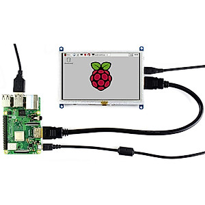 waveshare 5inch HDMI LCD (B) 5" 800×480 Resistive Touch Screen LCD TFT Monitor for Raspberry Pi 4B/3B+/3B/2B/A+/Zero/Zero W/WH, PC Windows 10/8.1/8/7, Driver Free