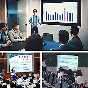 ALIZJJ Mini Projector Portable LCD Projector [100" Projector Screen Included] Full HD 1080P Supported, Compatible with Smartphone, TV Stick, Games, HDMI, AV, Outdoor Projector for Home Theater