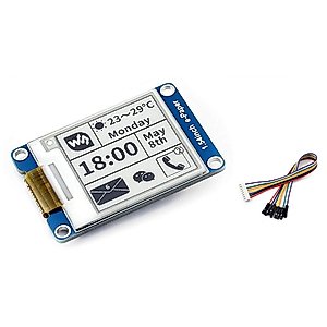 200x200 Resolution 1.54inch E-Ink Display Module Electronic E-paper Sreen with Embedded Controller SPI Interface Support Partial Refresh for Raspberry Pi/Arduino/Nucleo