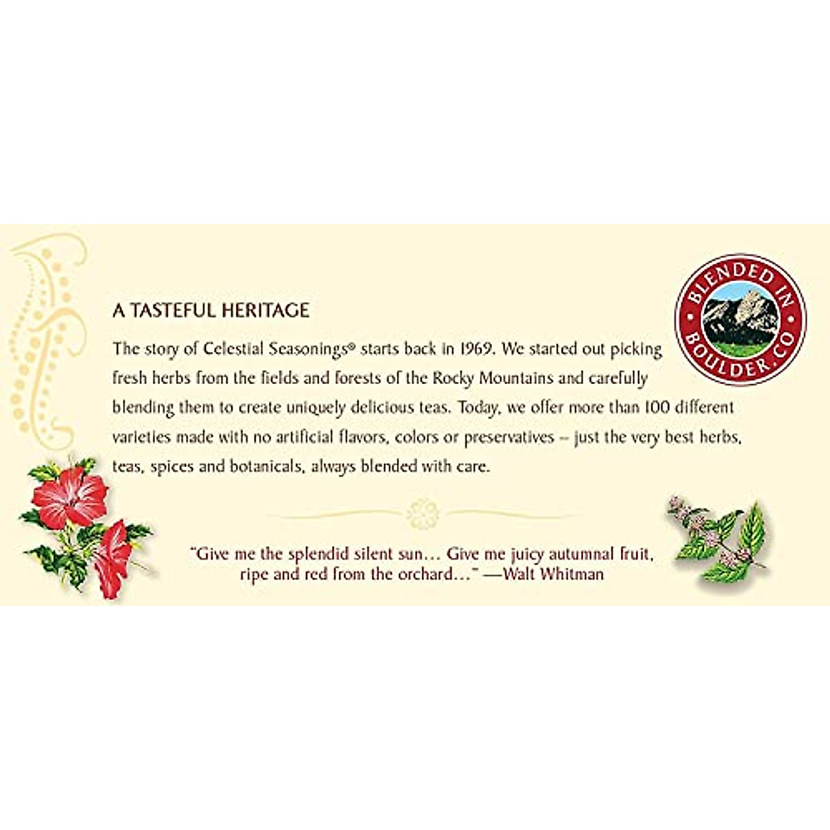 Celestial Seasonings Tea Caffeine Free Herbal Tea, Red Zinger 20 ea (Packs of 3)