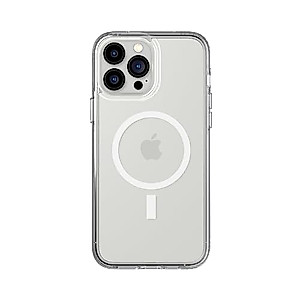 Tech21 Evo Clear Compatible with MagSafe Case for iPhone 13 Pro Max -Transparent Phone Case with 12ft Multi-Drop Protection