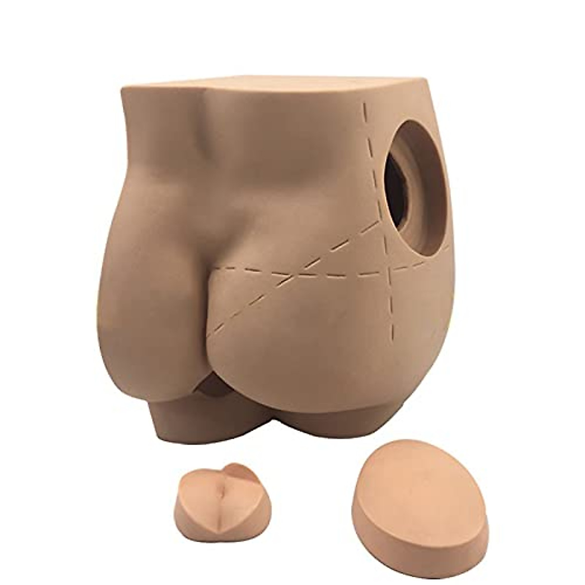 MAYAGU Hip Injection Training Simulator, Buttock Muscle Injection Practice Model For Medical Students Or Nurses Teaching Model, IV Practice Start Kit skin